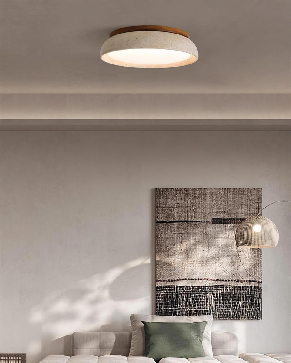 Piedra Travertine Ceiling Light – Monulo