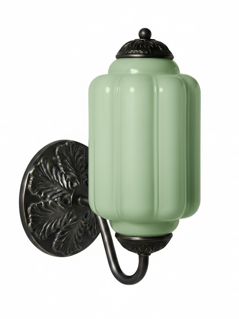 Eloise Glass Sconce - Vintage Milk Glass Wall Light, Retro Charm | US Delivery in 2-6 Days – Monulo