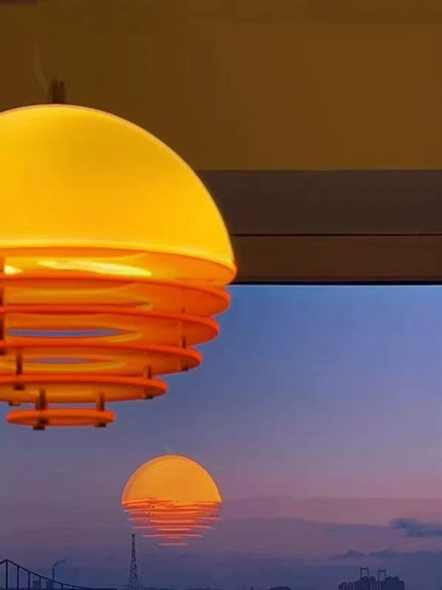 Sunset Pendant Light – Emotional Mood Light with Bauhaus Lamp Design-A ...