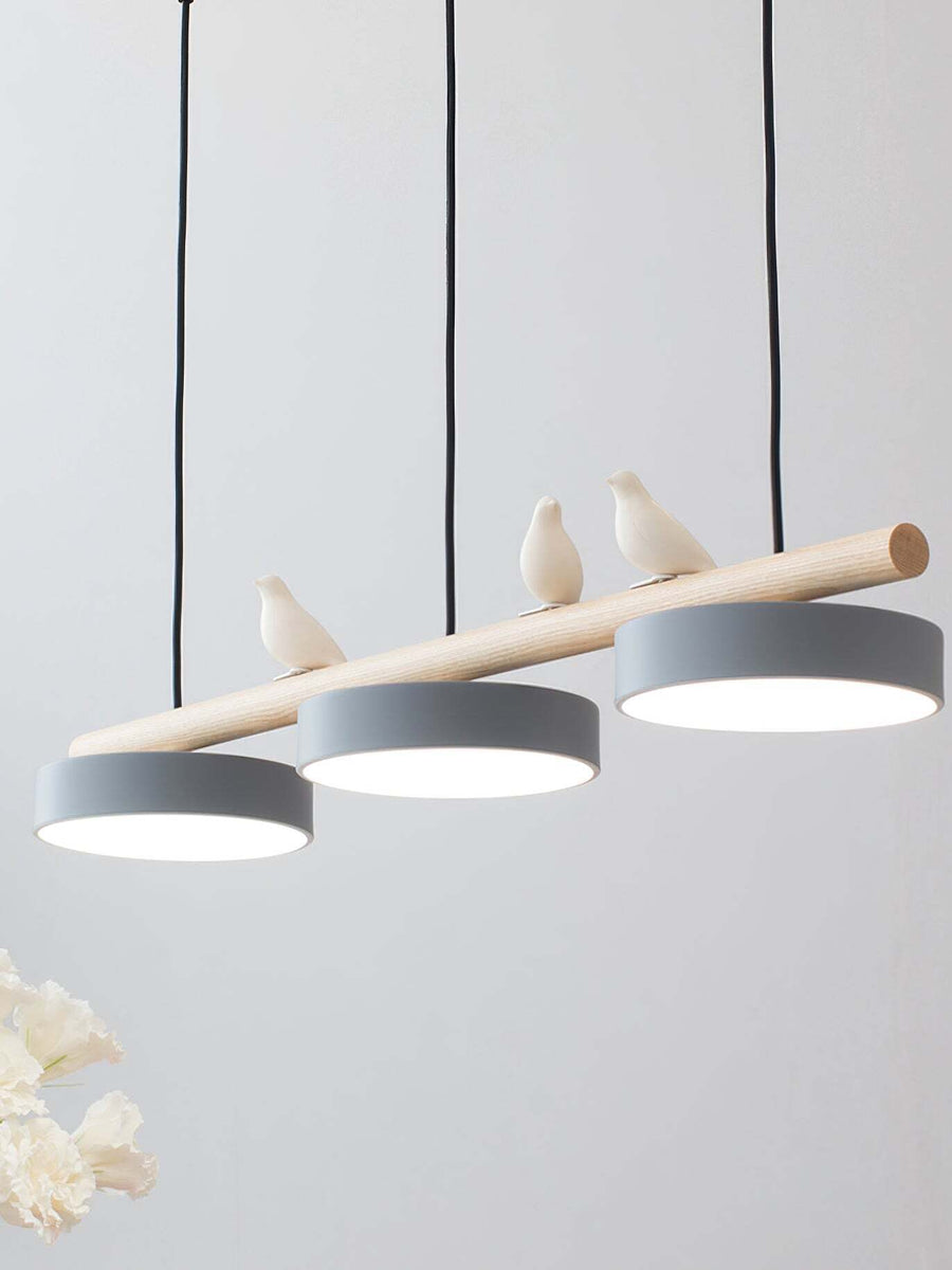 Sienna Bird Pendant Lamp - Wood Design for Scandinavian Kitchen Island ...