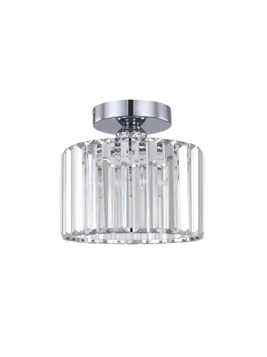 Modern Semi-Recessed Crystal Ceiling Lamp｜Monulo