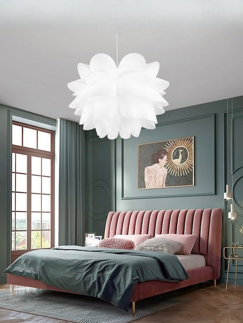 Modern Lotus Flower Shape Acrylic Pendant Light | Monulo