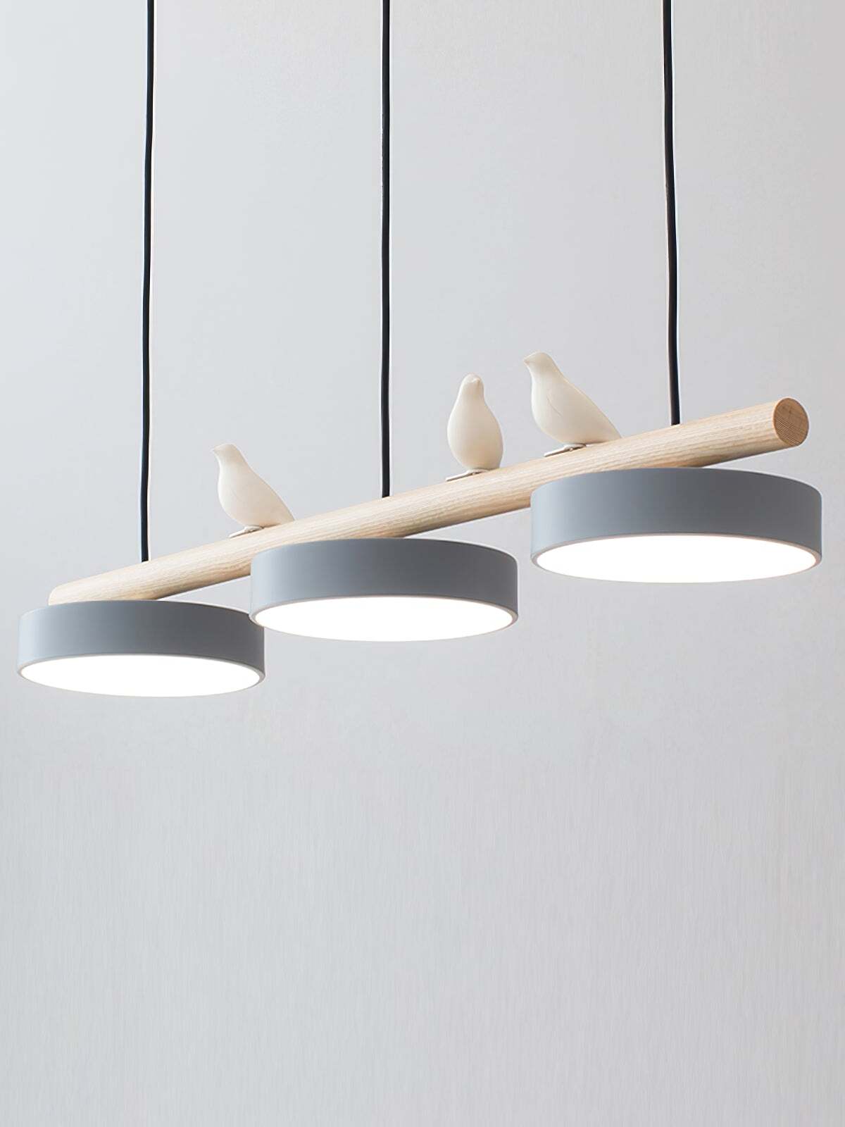 Sienna Bird Pendant Lamp - Wood Design for Scandinavian Kitchen Island ...